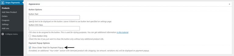 Displaying Additional Order Details on Payment Popup - Payments Plugin ...